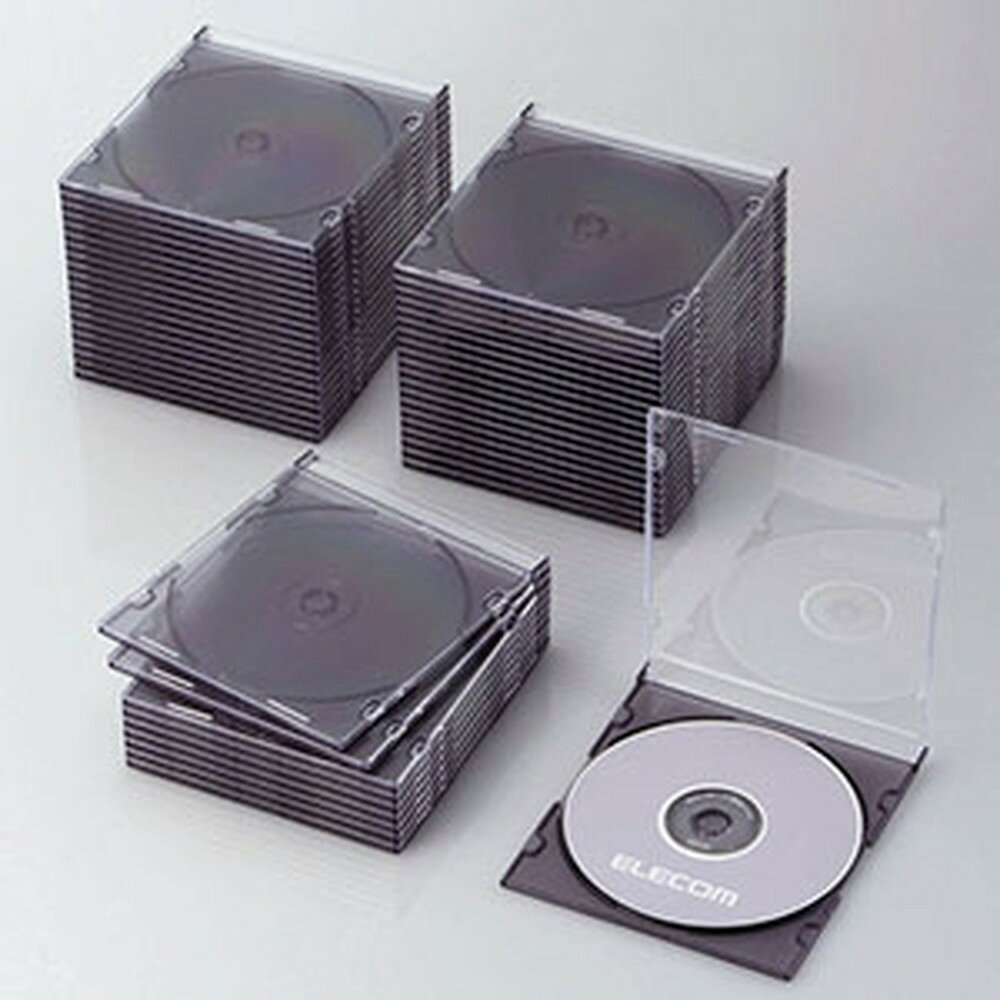 【特長】●厚さ約5mmのスリムタイプのBlu-ray/DVD/CDケースです。●スリムタイプなので、同じスペースでも標準タイプに比べて多くの枚数を収納可能です。●透明度が高い100%バージンPS樹脂使用。再生材を含まないので、においも少なく...