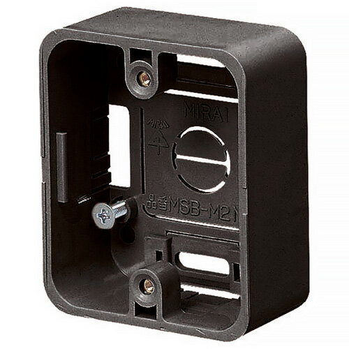 【特長】●小型(ミニ)プレートに適合します。(ミニプレート1・2コ用、取り付けピッチ58・60mm)※取り付けピッチ38mmは取り付きません。●ブランクカバーを取り付ければ、ジョイントボックスとしても使用できます。【仕様】●メーカー:未来工...