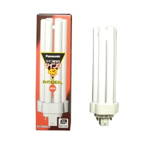 【特長】●スリムなガラス管をブリッジ技術で結合させた蛍光灯。●6本ブリッジタイプのツイン蛍光灯(コンパクト形蛍光灯)です。●コンパクト設計で輝度が高く、また、片口金構造のため、器具内配線が容易にできます。【注意】※ワット数により口金のサイズ...