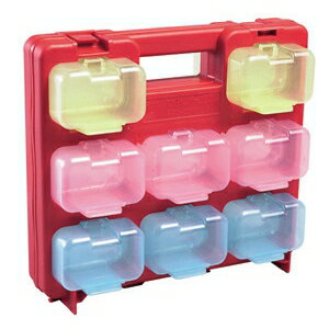 【特長】●ケースのない?パーツボックスの使いやすいミニタイプ。●外枠に透明中箱がセットされているので、中身が一目瞭然。●外枠は2分割でき、脱着も簡単で整理・保管・携帯に便利。●スケルトン小箱は、パーツを入れたままスケルトンパーツボックスや棚...