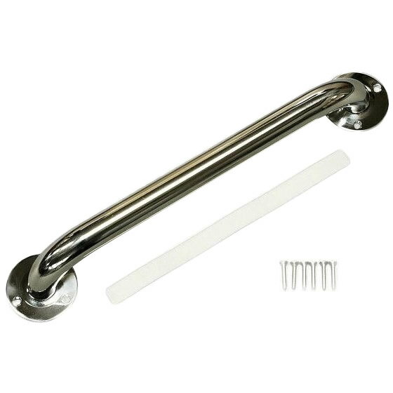 お助けぼ〜ステンレス手摺25×400mm お助けぼ〜ステンレス手摺32×600mm水回りに使用できるステンレス手摺。縦横兼用!錆びにくいステンレス(SUS304)を使用した手摺。 滑り止めテープ付です。fk094igrjs錆びにくいステンレ...