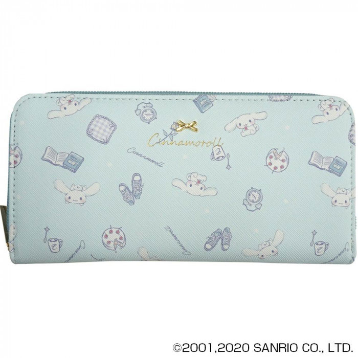 ほかのサンリオ 長財布はこちらから！fk094igrjsふんわりガーリーなシナモロール柄が可愛いです。※モニターの設定や撮影の都合などにより、実際の商品と色味や素材の見え方が異なる場合がございます。あらかじめご了承ください。サイズW197×...