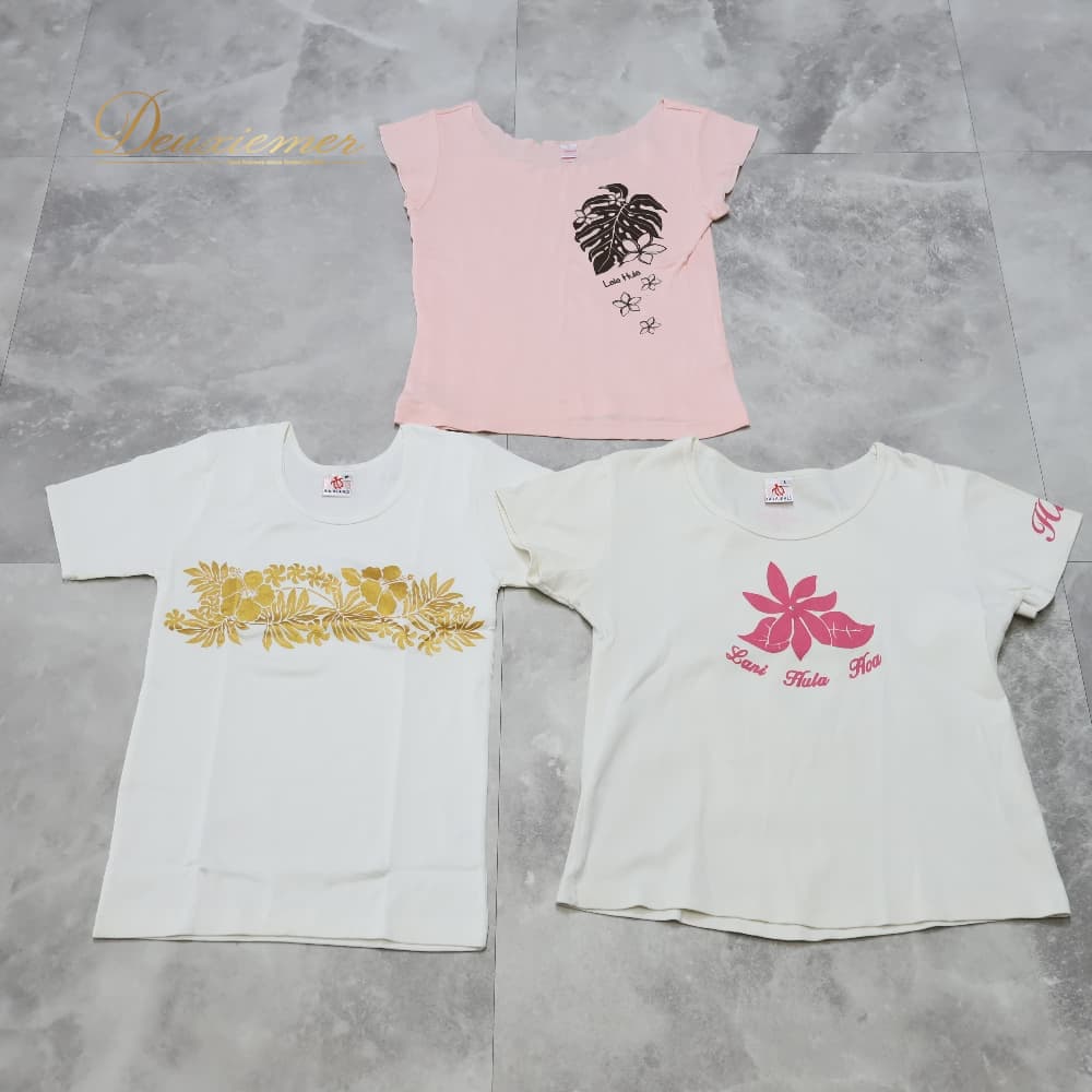 【 商品説明 】 【商品名】 ダンス衣装 ハワイアンダンス フラダンス 画像2：L表記 demimoon 平置き実測：総丈約53cm(裾～肩部まで）、身幅約41cm 画像4：M表記 HULA GIIRLS 平置き実測：総丈約59cm(裾～肩...
