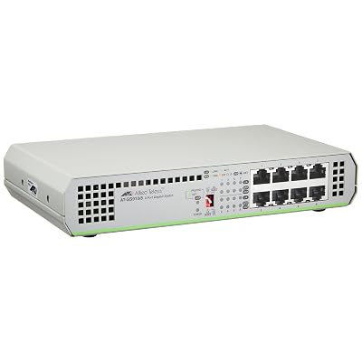 AT-GS910/8 レイヤー2スイッチブランドAllied Telesis色グレーモデル2329R商品説明【商品概要】AT-GS910/8(RoHS対応)は、10/100/1000BASE-Tポートを8ポート装備した、内部電源型のギガビッ...