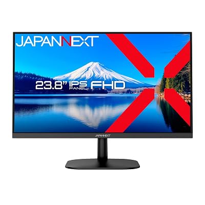JAPANNEXT 23.8インチ モニター フルHD 1920x1080解像度 IPS ディスプレイ (HDMI/スピーカー内蔵/VESA対応/ブルーライトカット) JN-IPS2382FHDRブランドJAPANNEXT色ブラックモデルJ...