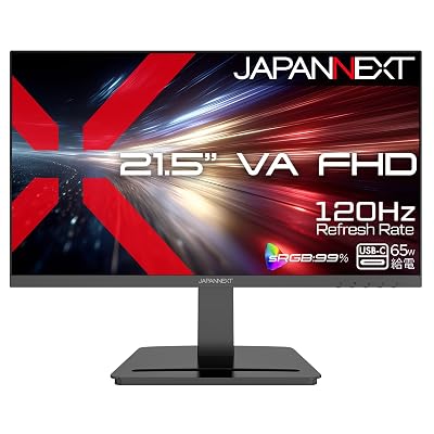 JAPANNEXT 21.5インチ 液晶モニター JN-215V120F-C6ブランドJAPANNEXT色ブラックモデルJN-215V120F-C6商品説明【商品概要】21.5インチのVAパネルを搭載し、フルHD(1920×1080)解像度...