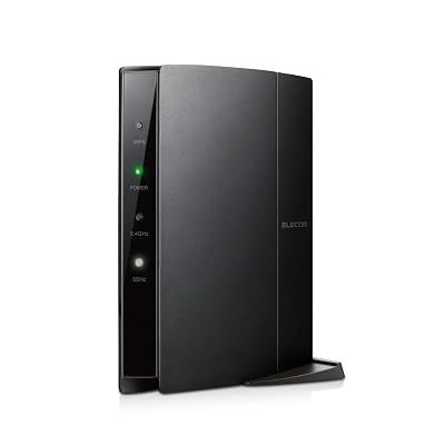 エレコム WiFi 無線LAN ルーター 親機 11ac/n/a/g/b 867+300Mbps 有線Giga 接続推奨15台 デュアルコアCPU ビームフォーミングZ WRC-1167GHBK2-Sブランドエレコム(ELECOM)色ブラッ...