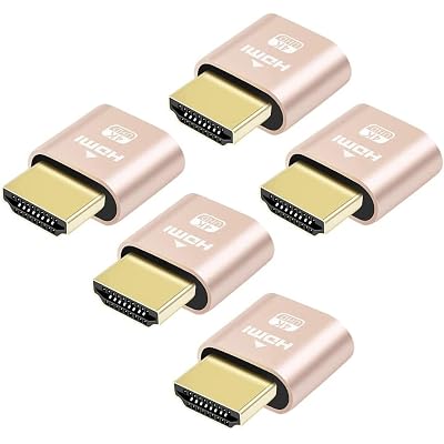 DTECH 5個入り HDMI ダミー プラグ 4K 60Hz HDMI Dummy PlugブランドDTECH色ゴールドモデルT0667-5商品説明【商品概要】ヘッドレスPC用にダミーモニターとして認識できる。PCのリモート管理に役立ちま...