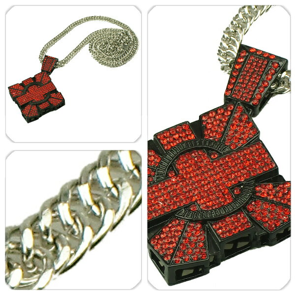 ■カラー:ブラック×レッドストーン(メッキ) ■トップ大きさ:縦8cm×横8cm ■重さ:約195g ■ペンダントのみの価格になります！