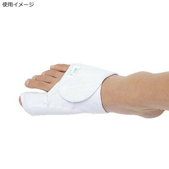 外反母趾の矯正用サポーターです。ソフトな固定で、面ファスナーによる簡単着脱です。サイズ個装サイズ：12×25×2cm重量個装重量：23g素材・材質綿・ポリエステル・ナイロン仕様手洗い可生産国日本※掲載納期は目安であり、商品欠品の場合、お時間...