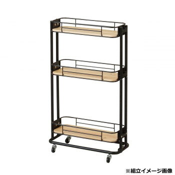 キッチンやランドリーなど、場所をとらない省スペーススリムタイプです。※隙間にて使用する際は、約24cmの有効寸が必要です。サイズW445×D200×H745mm個装サイズ：21×47×23cm重量個装重量：6000g素材・材質フレーム:スチ...