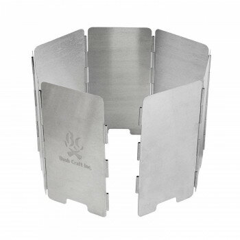 ポケットアルコールストーブにぴったりなミニサイズのウインドシールドです。※サイズ・重量は実測値です。サイズ本体:高さ135×幅510×折畳幅75mm、収納袋:縦165×横100mm個装サイズ：20×30×7cm重量本体:78g、収納袋:3....