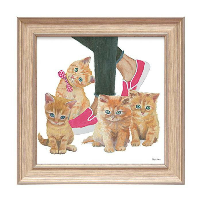 大人かわいいアートです。サイズW31×H31cm個装サイズ：33×3×33cm重量約0.5kg個装重量：700g素材・材質樹脂フレーム仕様・壁掛式・絵の表面に特殊なゲル加工を施した仕様付属品紐生産国日本※掲載納期は目安であり、商品欠品の場合...