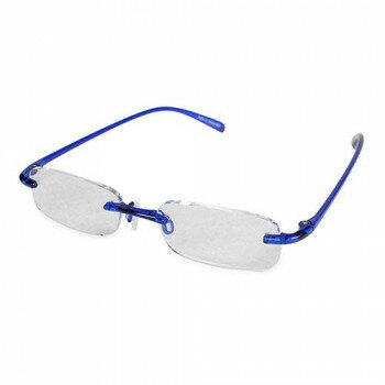 リムがないので視界が広く顔のイメージを変えないメガネ。柔軟性と耐久性を備えた超弾性樹脂を採用しています。男女兼用の老眼鏡。サイズレンズ幅:約50mm、鼻幅:20mm、テンプル長:144mm個装サイズ：15.5×4×3.5cm重量約13g個装...