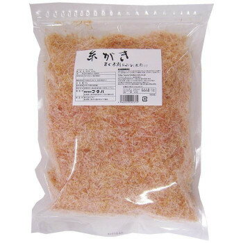 まぐろ節の血合を取り除いた部分のみを糸状に削り上げました。上品な香りと淡白な味が素材の旨味を引き立てます。冷奴、お浸し等のトッピングとしてお使いください。直射日光、高温多湿を避けて保存して下さい。開封後はチャックを閉じて冷蔵庫に保管し、お早...