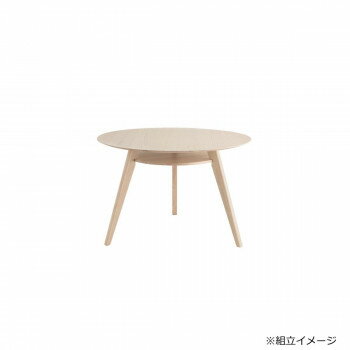 円形なので角がない嬉しいアイテム!便利な棚付きで、小物が収納できテーブル上もすっきりにホワイトが家の中を明るくします。【ご購入前にお読みください】※一部配送ができない地域や配送曜日が限定されている地域がございますので、予めご了承ください。※...