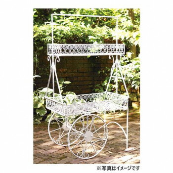 花瓶を置いたり、小物を飾ったりするディスプレイ用として最適です。※車輪は動きますが、移動目的でのご使用はできません。サイズ本体:W92×D52×H143cm、花台部:(上段)W74×D30×H10cm、(下段)W74×D43.5×H10cm...