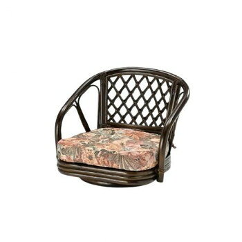 座ったまま体の向きが変えられる便利な籐回転座椅子です。飽きのこないダークブラウン色です。サイズ幅55×奥行53×高さ43cm:座面高:17cm個装サイズ：55×55×45cm重量約5kg個装重量：6500g素材・材質フレーム:籐、ウレタン樹...