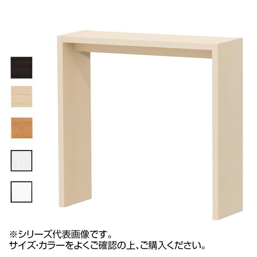 ベッドテーブルやカウンターテーブル、テレビ台など様々な使い方ができるシンプルなコンソールです。サイズW90×D29.5×H88.3cm個装サイズ：123×34×11cm重量個装重量：16300g素材・材質【表面材】WW天板:合成樹脂化粧繊維...