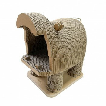 狭くて暗い場所が好きという習性のある 猫ちゃんが大好きな「猫ちぐら」。 カリカリーナ流の「遊びゴコロ」をプラスすると、可愛い動物型の爪とぎが誕生しました。国産の「超」強化ダンボールを使い、丁寧に成形した温かみのあるフォルムです。サイズ個装サ...