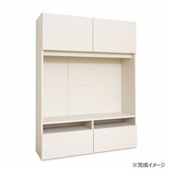 シンプルながらも高い収納力と使いやすさを兼ね備えた、壁面タイプのテレビボードです。AV機器に便利なオープン棚、収納しやすい引き出し、配線もスッキリまとまる設計で、リビングを美しく整えます。必要工具:プラスドライバー、ゴムハンマー※組立家具を...