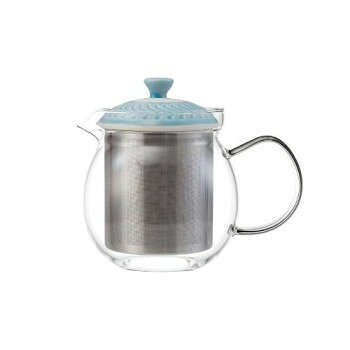 優しい色合いの蓋が特徴的なガラスポット。便利な茶こし付き。日々のブレイクタイムにぴったりです。※ご使用後はなるべく早く洗剤で洗い、充分に乾燥させてから収納してください。※欠けたりヒビが入った商品は、ご使用をお止めください。ケガなどの原因にな...