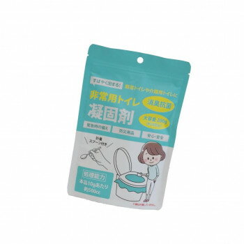 簡易トイレや介護用トイレに最適です。サイズ約W14×D6×H20cm個装サイズ：14.0×6.0×20.0cm重量215g個装重量：215g素材・材質凝固剤:給水ポリマー・抗菌剤、計量スプーン:PP仕様内容量:200g(約20回分)処理能力...