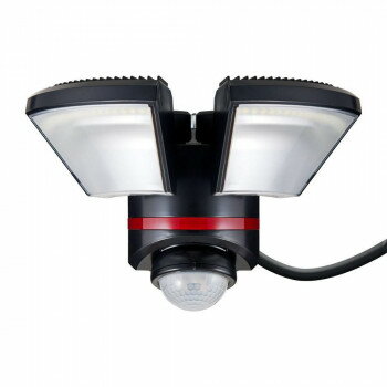 センサーが人や車の動きを検知して自動点灯。屋外に設置できる防水仕様(IP45 防噴流形)。離れた場所から操作できるリモコン付。遠くのみ足元のみなど照射範囲の切り替えが可能。人の動きに合わせて1灯ごとにライトが点灯するみまもりモード搭載。赤色...