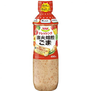 直火焙煎の香ばしいきりごま、すりごま、ねりごまを使用した、3種のごまの風味が特徴のドレッシングです。内容量490mlサイズ個装サイズ：27×20×24cm重量個装重量：6900g仕様賞味期間：製造日より330日セット内容12個入生産国日本※...