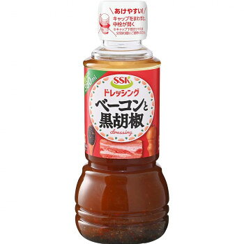 ベーコンを使用した、黒胡椒とガーリックが効いた旨みのあるドレッシングです。ドレッシングをかけるだけでベーコンを感じられ、満足感のある味わいになるので、カプレーゼ、パスタサラダ、ジャーマンポテトや、パエリアなどの味付けなど幅広いメニューにご使...