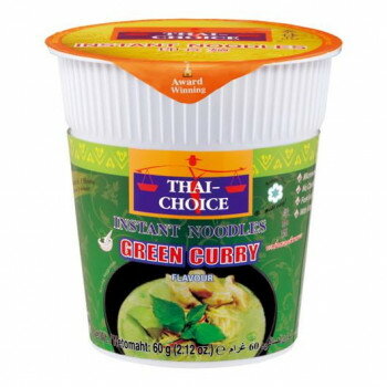 グリーンカレー風味のインスタントヌードルです。※本製品はくるみ、落花生、カシューナッツ、ごま、大豆を加工する施設で製造されております。内容量60g(めん50g)サイズ個装サイズ：27.5×35×13cm重量個装重量：1400g仕様賞味期間：...