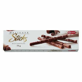 ミルクチョコレートにクリスプを加え、スティックタイプにしました。ほどよい甘さをお楽しみください。※日本国内のみ販売可能な商品です。海外販売はできません。内容量75gサイズ個装サイズ：28×40×32cm重量個装重量：13000g仕様賞味期間...