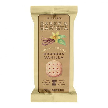 マダガスカル産ブルボンバニラが上品に香る風味豊かなオールバターショートブレッド。内容量25gサイズ幅55×奥行10×高さ100mm個装サイズ：26.8×20.8×12.8cm重量32g個装重量：1700g仕様バター31%使用賞味期間：製造日...