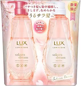 商品特長 モイスチャライジング 素材タイプフリー シリコンフリー 商品の形状 ジェル ブランド LUX(ラックス) ヘアタイプ ドライ この商品について 🌸季節限定！春を感じる満開の香り 🌸パサつき髪も集中補...