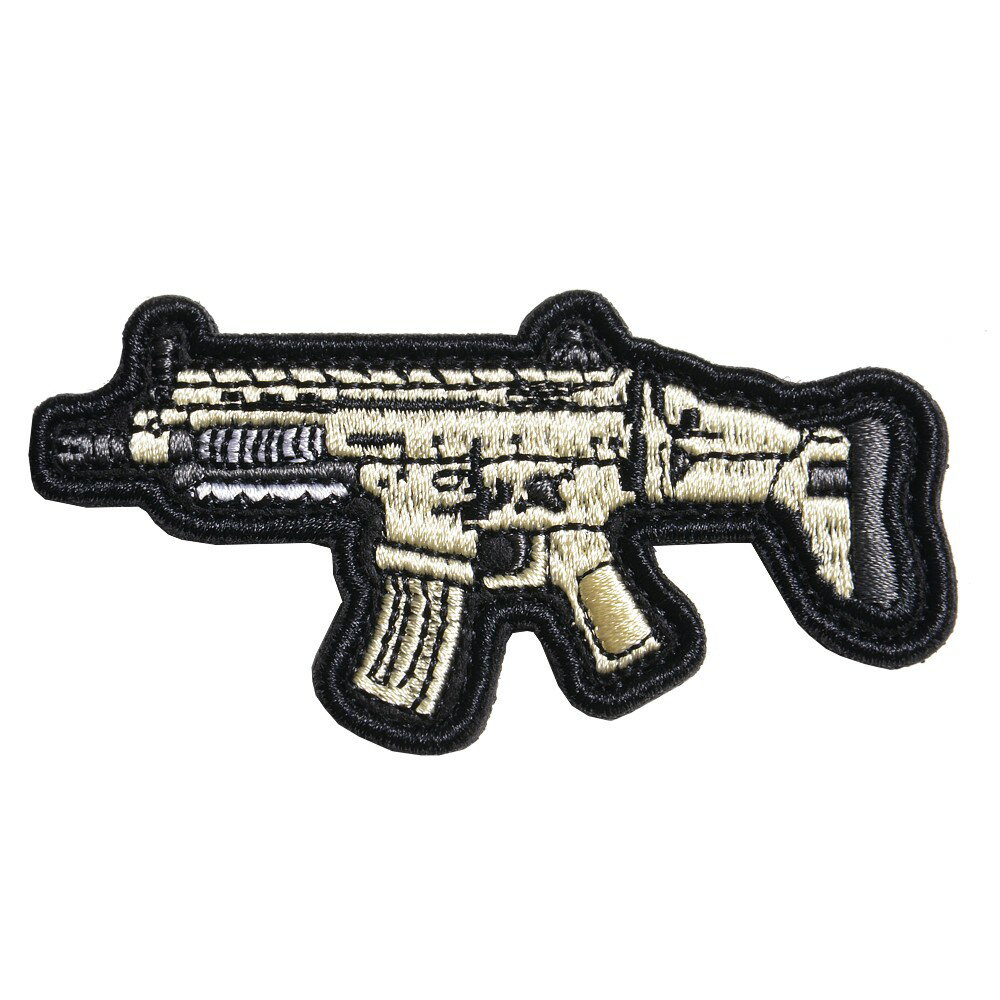 ミリタリーワッペン SCAR-LSOCOM向けに開発したSCAR-Lがモデルの刺繍ワッペンベルギーの銃器メーカーであるFNハースタル社が、アメリカ特殊作戦軍(SOCOM)向けに開発した、民間向けセミオートアサルトライフルのSCAR-L(MK...