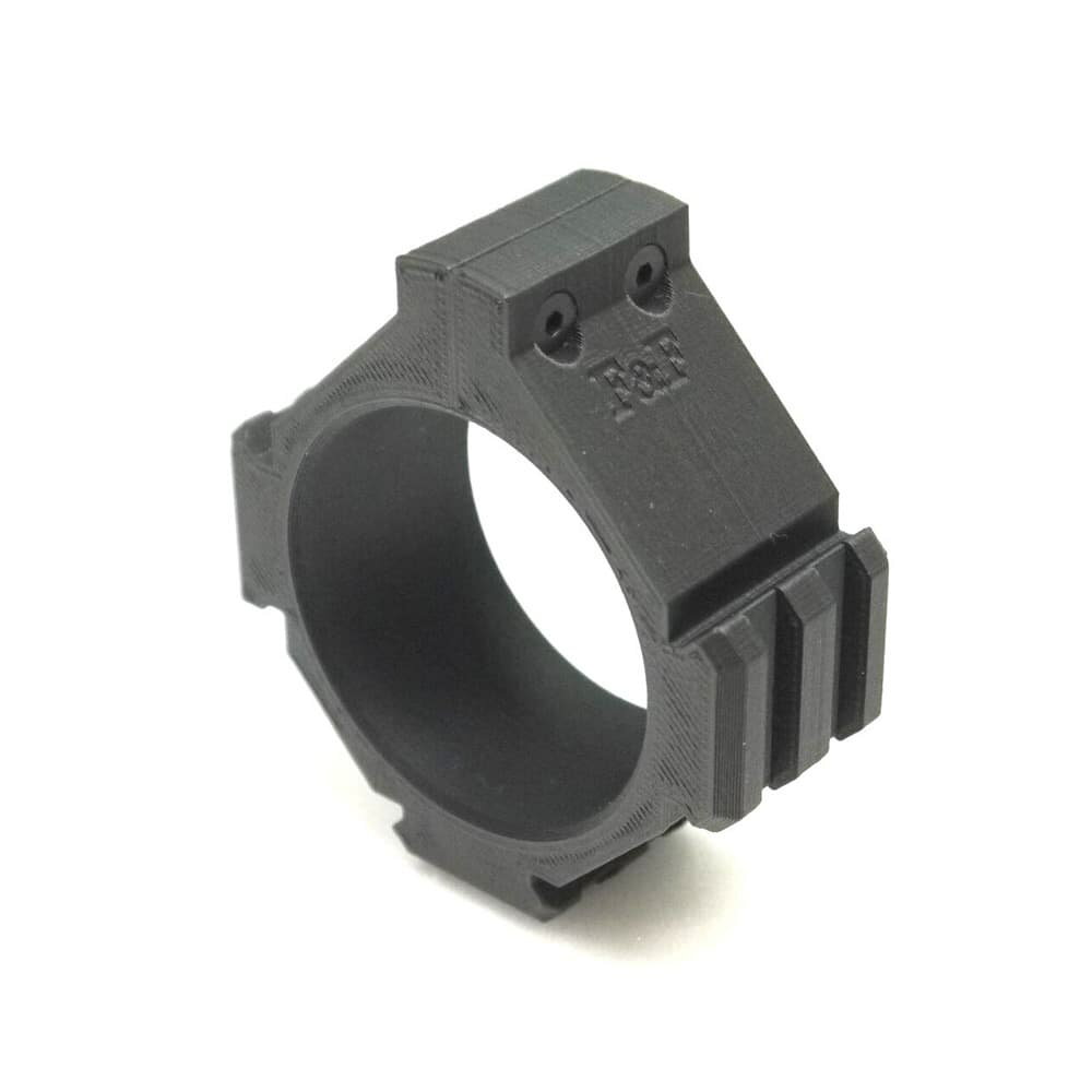 F&F マウントレール 42mm対応MP5SDの拡張性を高める20mmレールエアソフトガン用のカスタムパーツを幅広く展開するブランド、F＆F GunParts。 本製品は、サプレッサー前方へ20mm規格のマウントベースを増設できる拡張パーツ...