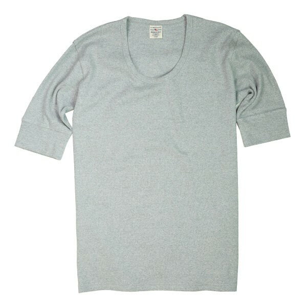 AVIREX メンズTシャツ daily伸縮性に優れ身体によくフィットするアヴィレックスの5分袖Tシャツワッフル状に編まれた生地は伸縮性に優れ厚めで柔らかな素材を使用した、アヴィレックスの5分袖Tシャツ デイリー Uネック ミニワッフル。1...