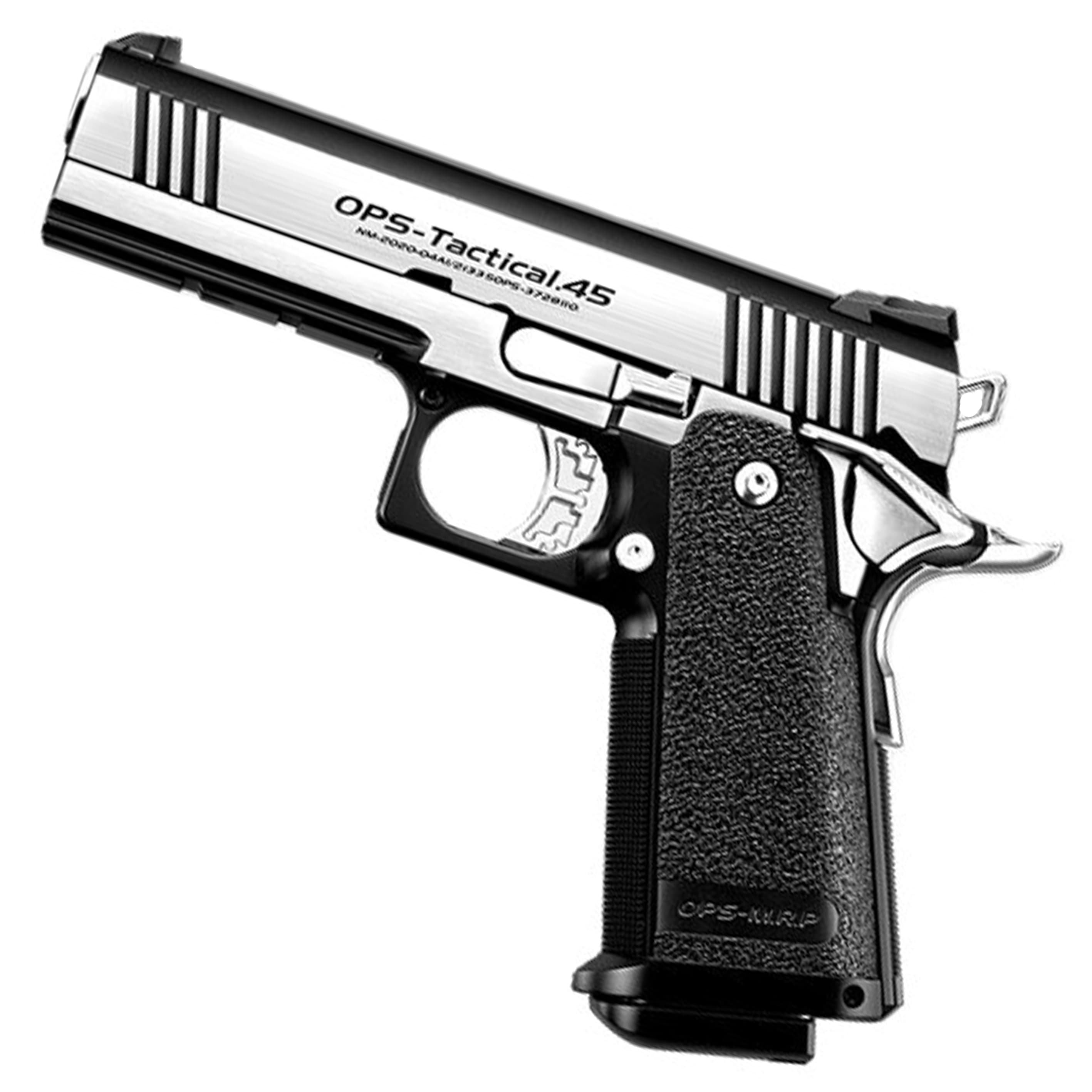 TOKYO MARU ガスブローバック Hi-CAPAステンレス・ヘアライン仕上げのカスタムガバメント国内老舗エアソフトガンメーカー 「東京マルイ」の「ハイキャパ デュアルステンレス」。樹脂素材にステンレス ヘアライン仕上げを施しています。...