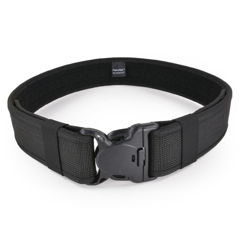 デューティーベルト ビアンキ ミリタリーベルトPatrolTekのナイロン製で丈夫なデューティーベルトアメリカのポリスグッズ、ホルスターメーカーのビアンキのデューティーベルト。ビアンキが従来のレザー製品の立体成型技術を、ナイロン素材で実現し...