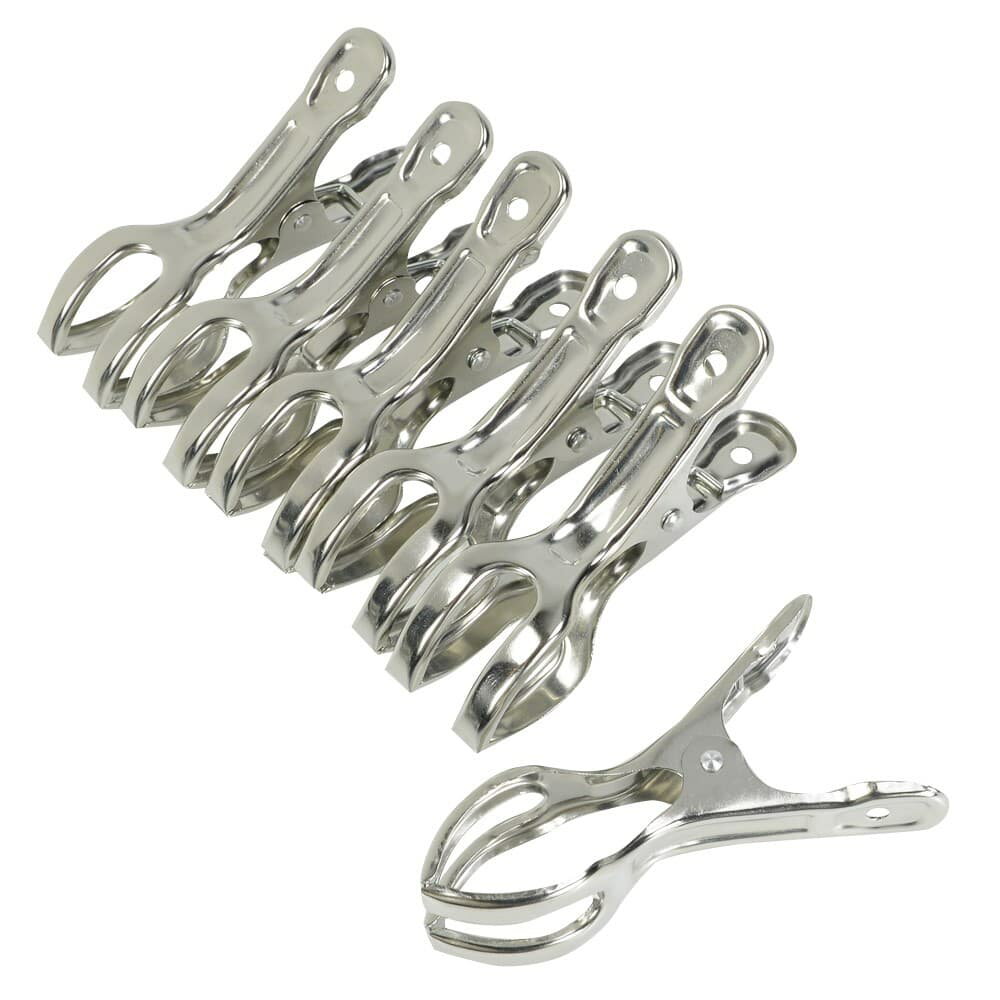 洗濯グッズ 洗濯用品 ランドリーグッズオールステンレスなので使用場所を選ばない洗濯ばさみ。強力なバネでシーツや重たい布団もしっかり挟み込むステンレス製二股ピンチ(洗濯ばさみ)です。耐久性が高く腐食に強いステンレス製ピンチはプラスチック製ピン...