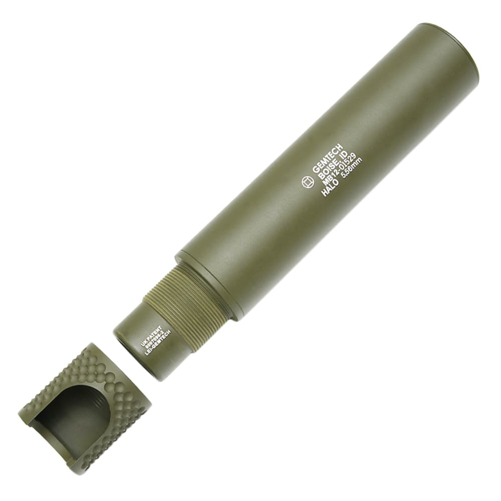 マッドブル Colt 消音器工具いらずで幅広い種類のハイダーに対応したサイレンサーピストルやライフルなどのサイレンサーを作成するメーカー「GEMTECH」の「HALO」をマッドブルがライセンス生産。様々な5.56mm用ハイダーに適合しており...