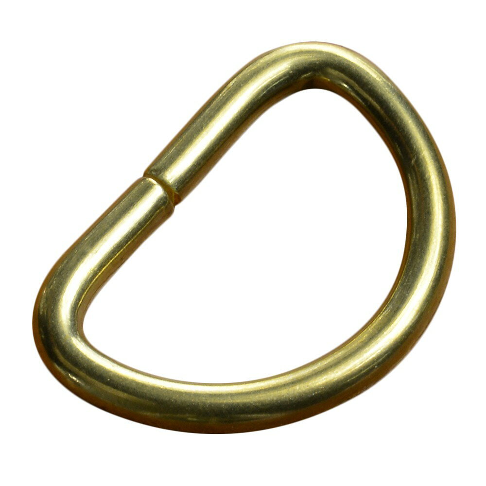 Dかん アーチカンオリジナル作品やリメイクにおすすめの真鍮製のDカン切れ目が入っており開閉可能で、革や布など様々なハンドクラフトで使用できるDカンです。素材は真鍮製で、煌びやかなゴールドが製品を引き立て、また使い込めば表面が経年変化し、アン...