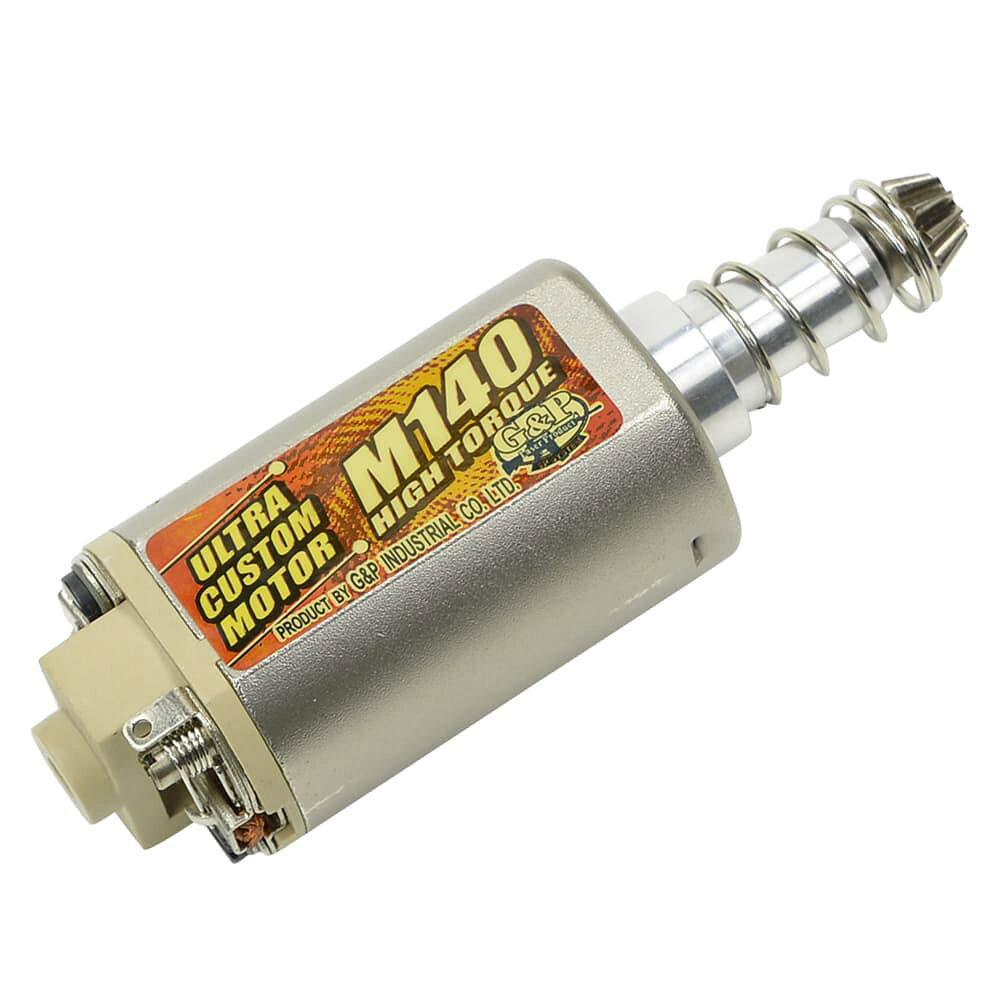 ジーアンドピー 電動ガン部品 ロングタイプトルク＆スピードアップを実現するカスタムモーター高精度なトイガン用カスタムパーツを展開する香港のブランド、G＆P。170〜190％のバネレートまで対応可能な、非常に高いトルクを備えたハイトルク型モー...