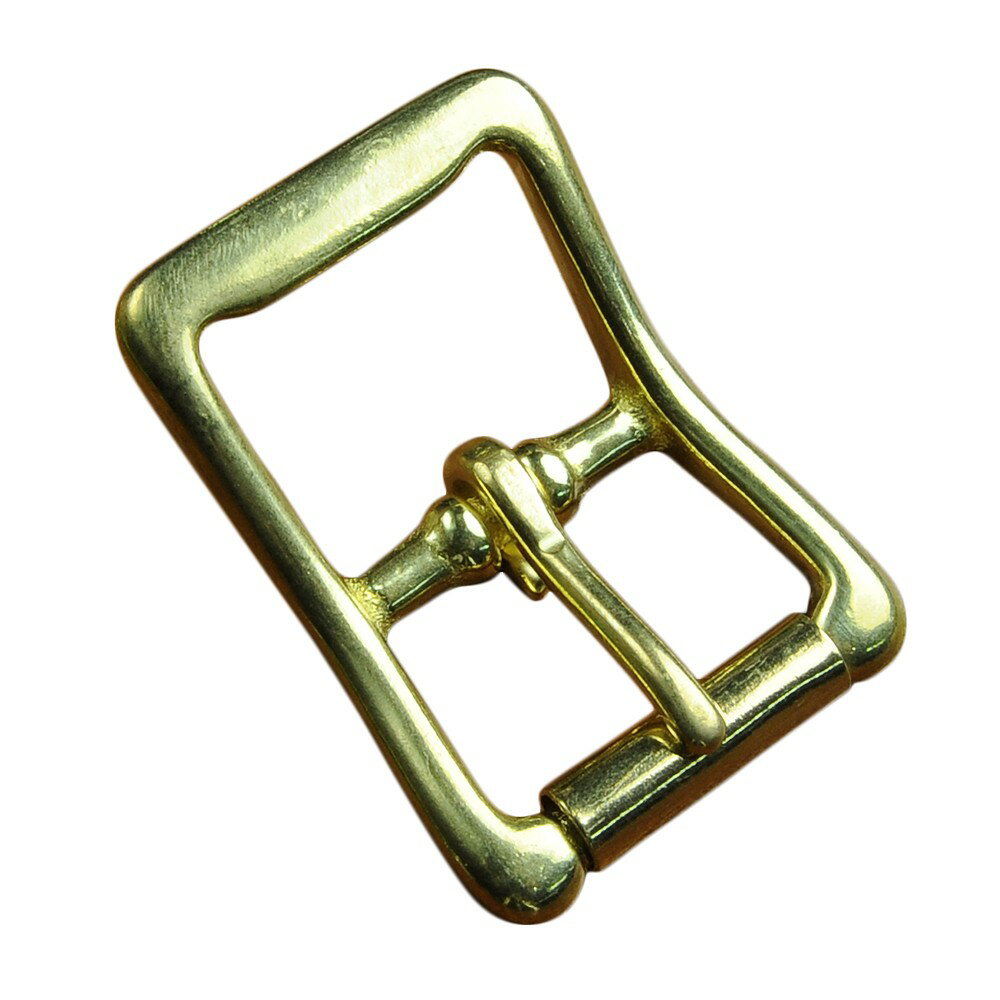 ブラス 美錠ローラー付でベルトが通しやすい舟型のバックル鞄の取っ手やショルダーストラップの調節具に便利な、舟型のバックルです。片側のローラーが回転する事でベルトが滑りやすくなり、簡単に取り付けられる仕様です。また、ローラーの反対側は平らで端...