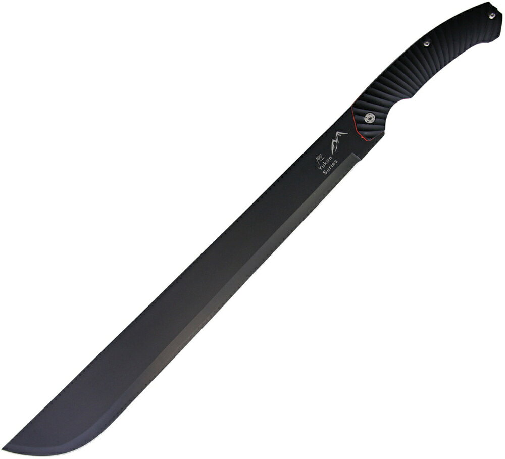 Katz ラージ マチェット KTZMCHLGカッツ Large Machete全長23.75インチ（60.33cm）。18インチ(45.72cm)ブラックフィニッシュステンレスブレード。ブラックラバー仕上げのシンセティックハンドル。フルタ...