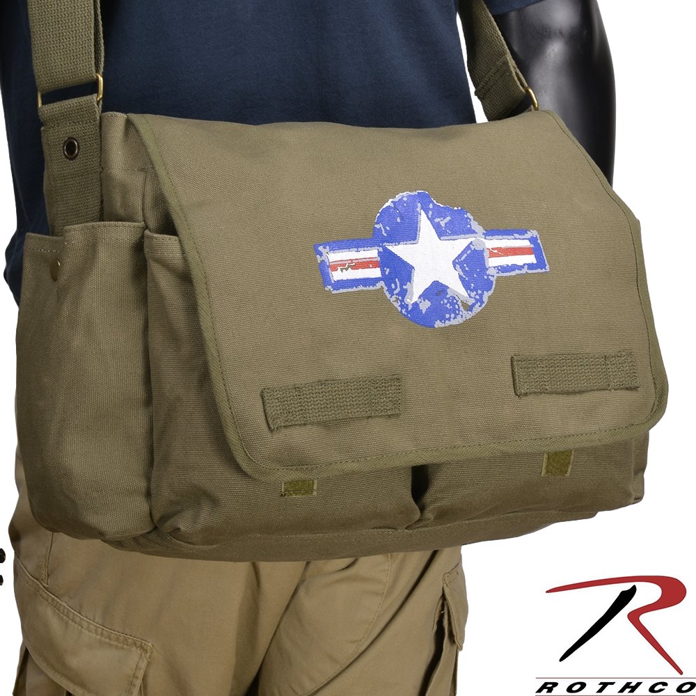 メッセンジャーバッグ ロスコ「Rothco メッセンジャーバッグ エアコープ」ミリタリーブランドROTHCO製、メッセンジャーバッグです。アメリカの人気ドラマ 「24 TWENTY FOUR」で主人公のジャックバウアーが使用したモデルのプリ...