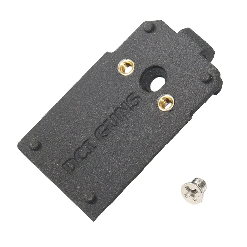 ディーシーアイガンズ ドットサイト 国内メーカードットサイトをハンドガンに取り付けられるエアソフトガン用のオリジナルパーツを作成するメーカー「DCI GUNS」製。エアソフトガンにMRSマウントを搭載させることが出来るマウント。リアサイトと...