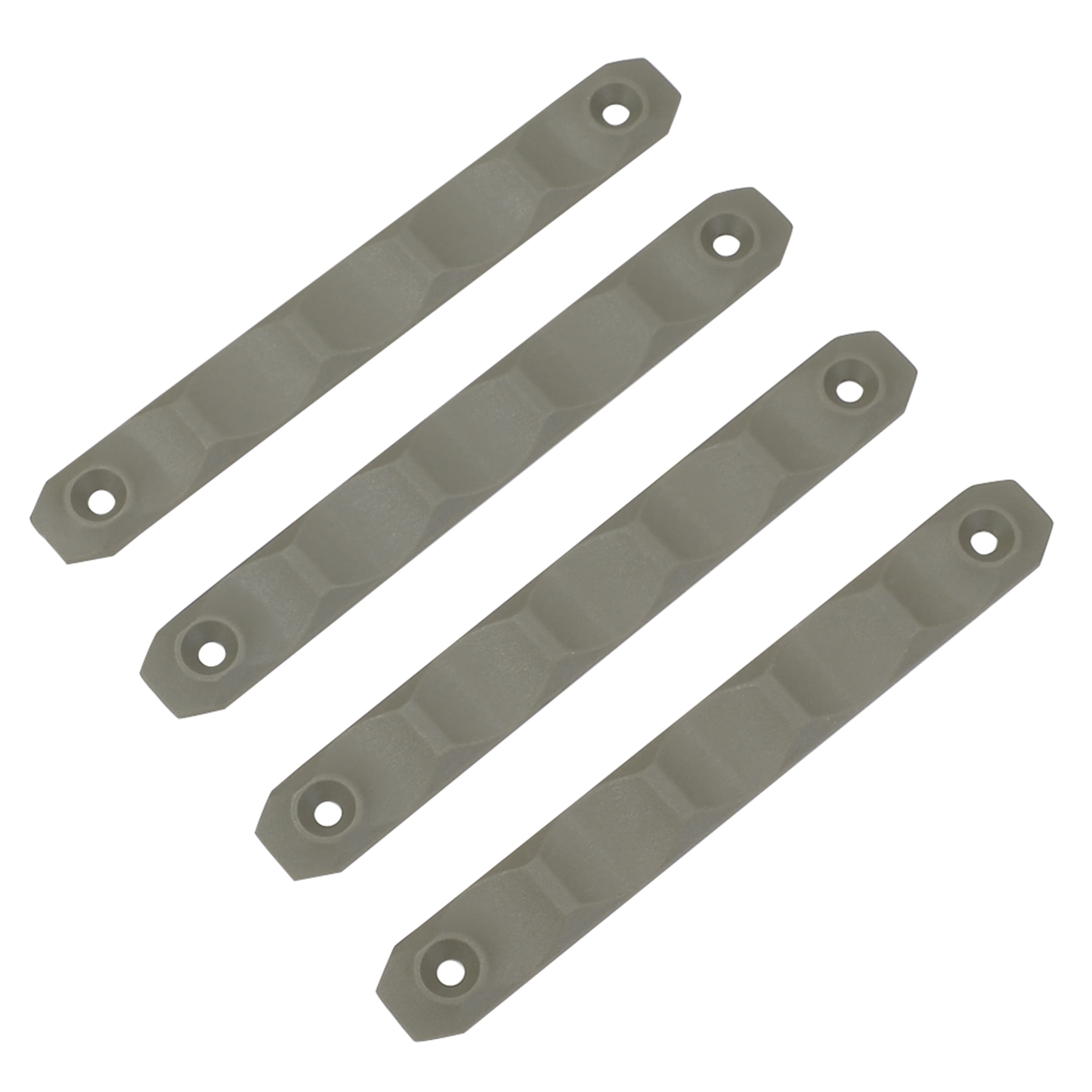 レールカバー MLOK対応 丘陵模様ハンドガードに快適グリップを。M-LOK対応レールカバーM-LOK規格ハンドガードにフィットする、レールカバー4本セットです。取り回しを邪魔せずにグリップ力を高めてくれます。表面には、砂丘のような緩やかな...