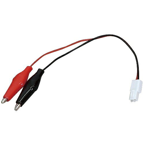 Studuinoの電源コネクタ・DCモーター出力コネクタに接続し、コンデンサなどの外部電源でStuduinoを動かしたり、理科実験用の豆電球やLED等を制御することができます。■コード150mm
