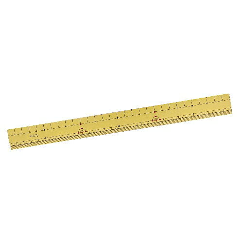 目盛りがはっきり見えやすい！■300×27.5×4.8mm